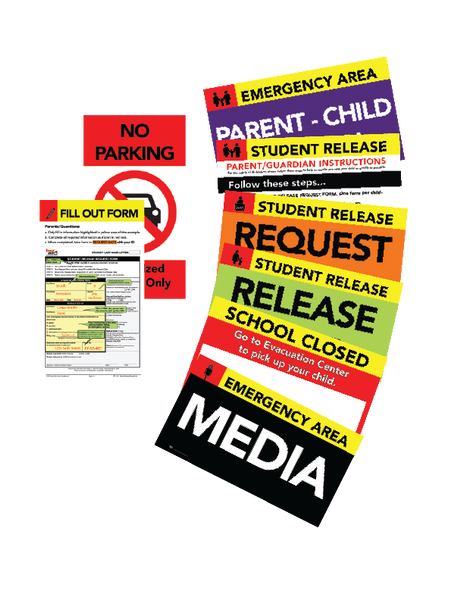 Student Release Sign Set – Hour-Zero Supply Store